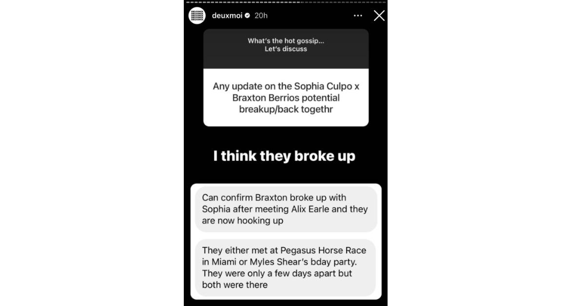 Who Is Alex Earle Dating? She and Braxton Barrios are an Item