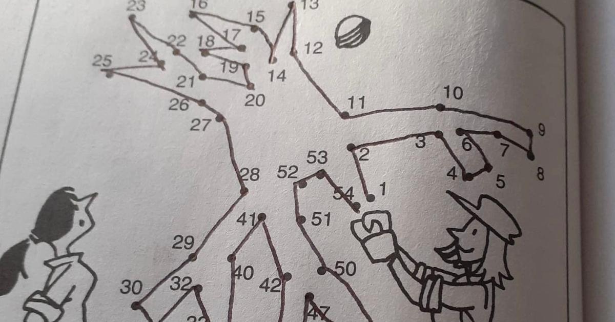 Can Anyone Tell Us What This Dot-to-Dot Pic Is? We're Scared