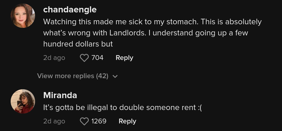 Landlord Calls Tenant To Tell Her Hes Doubling Her Rent