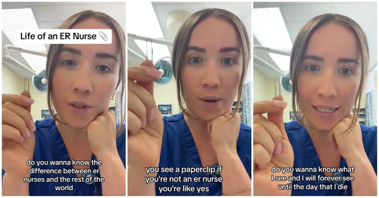 ER Nurse Explains Why She Sees Paper Clips Differently Now