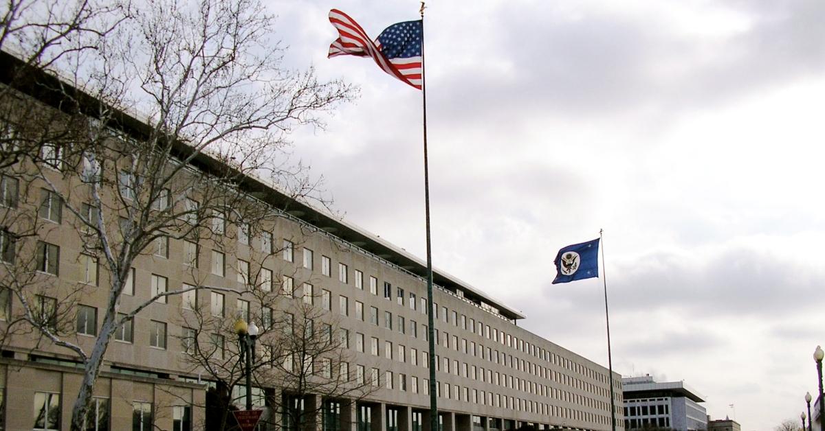 Why Is the State Department Flag Flying Upside Down?