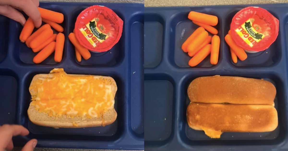 Photo Of Student s Pathetic School Lunch Goes Viral And Outrages Parents Photo Of Student s Pathetic School Lunch Goes Viral And Outrages Parents