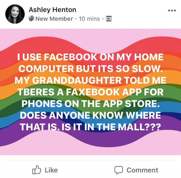 Millennials Pretend to Be Baby Boomers in Hilarious Facebook Group