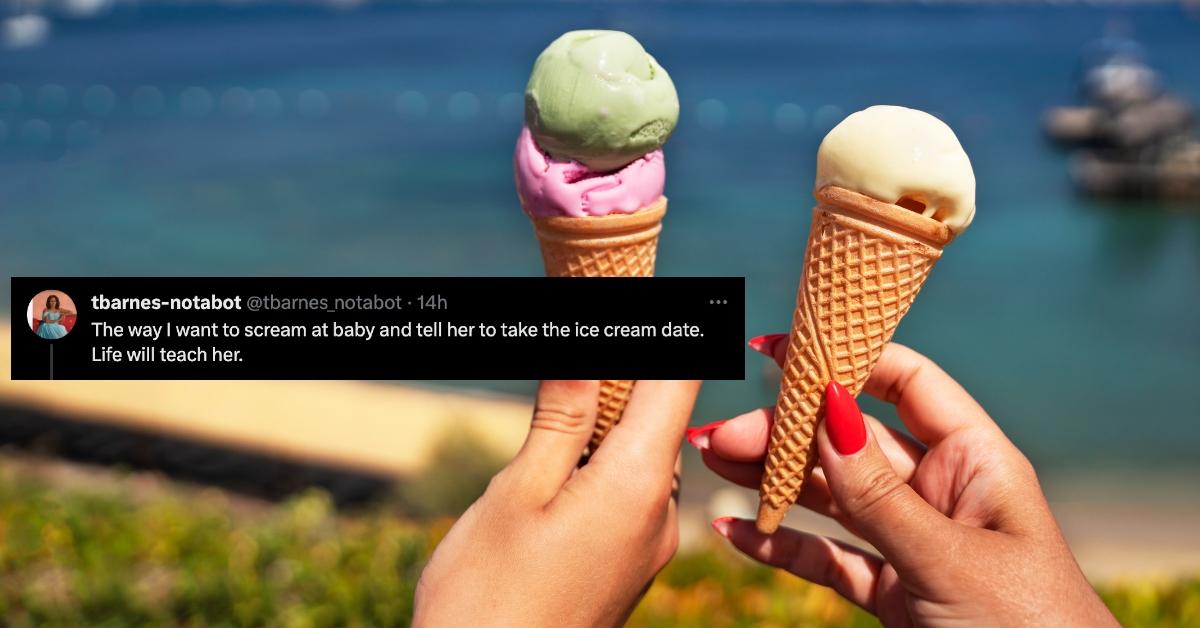Woman's Rejection to Man's Ice Cream Date Riles Up Internet