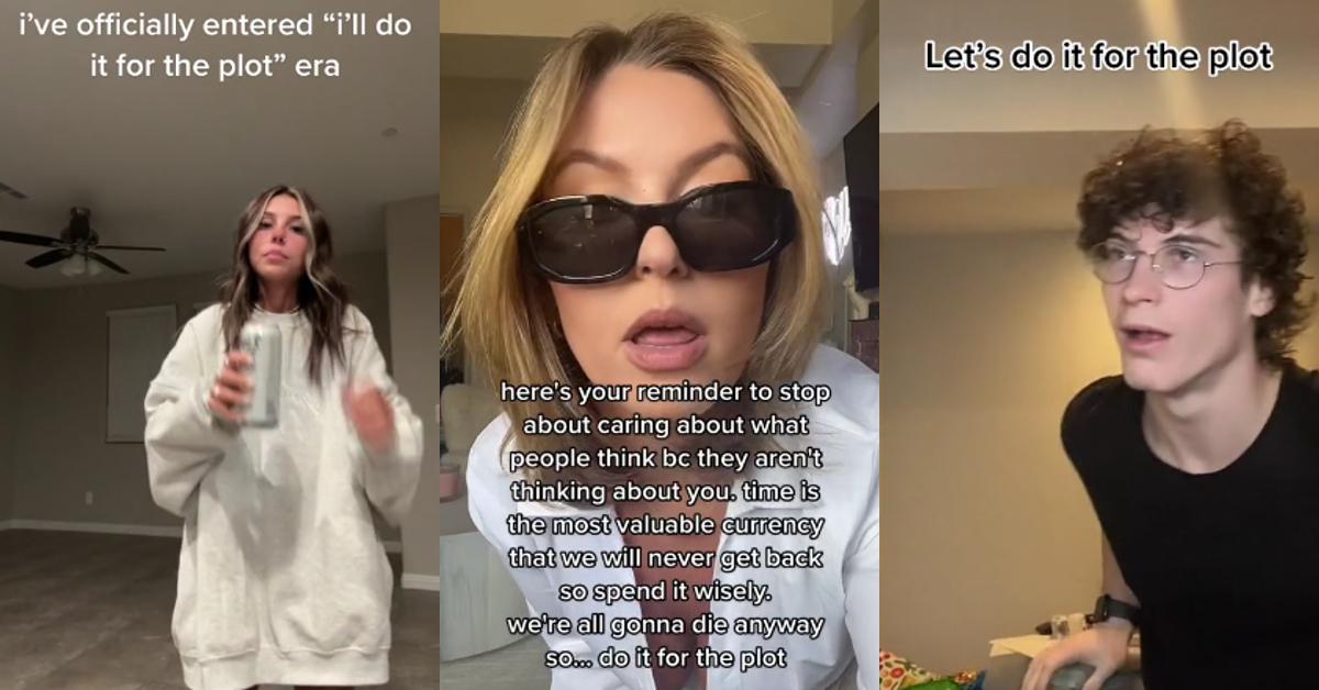 "Do It for the Plot" Meaning on TikTok Explained