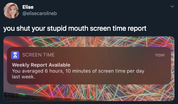 Everyone's Screen Time Reports Have Become Insane, and the Jokes are ...