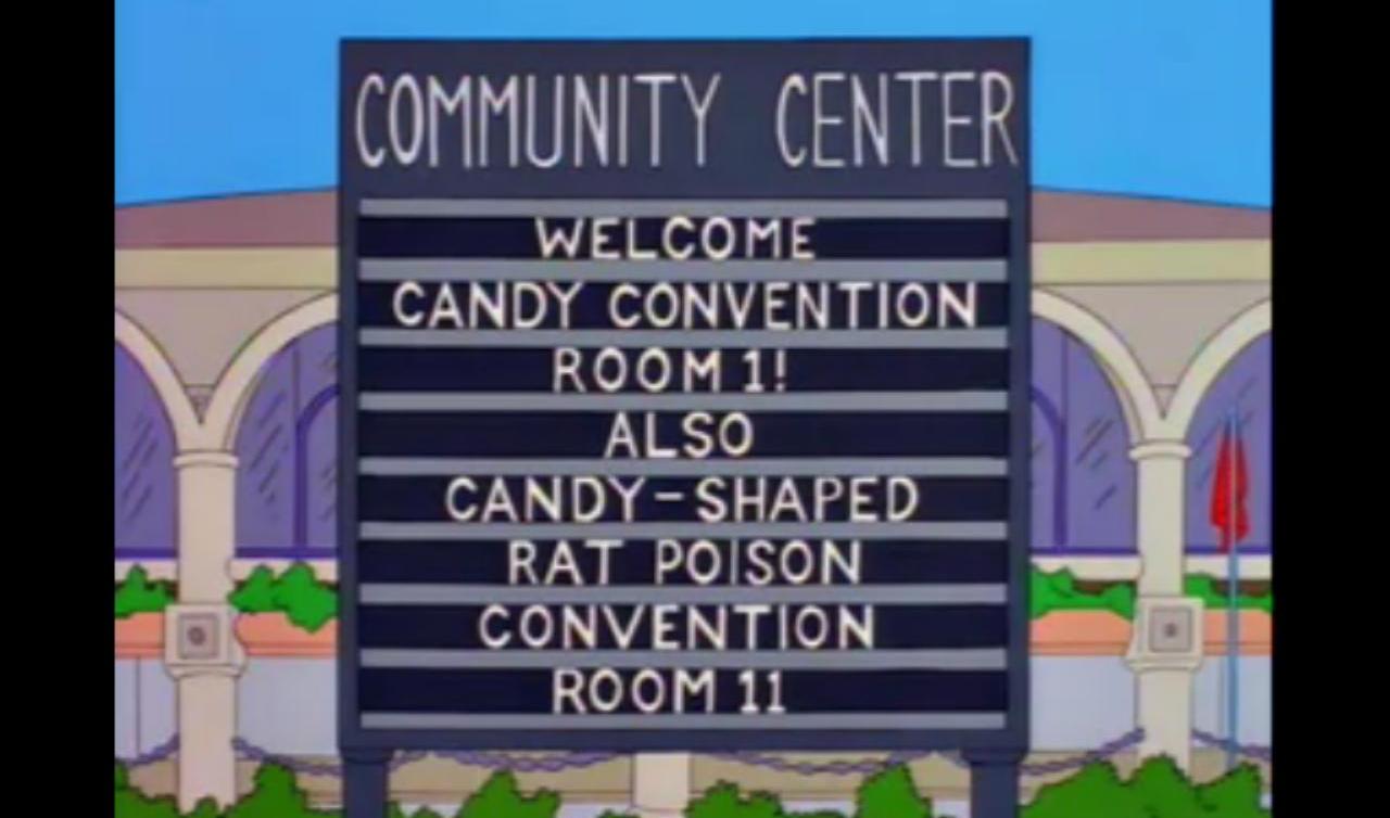 20 of the Best Signs That Appeared in 'The Simpsons'