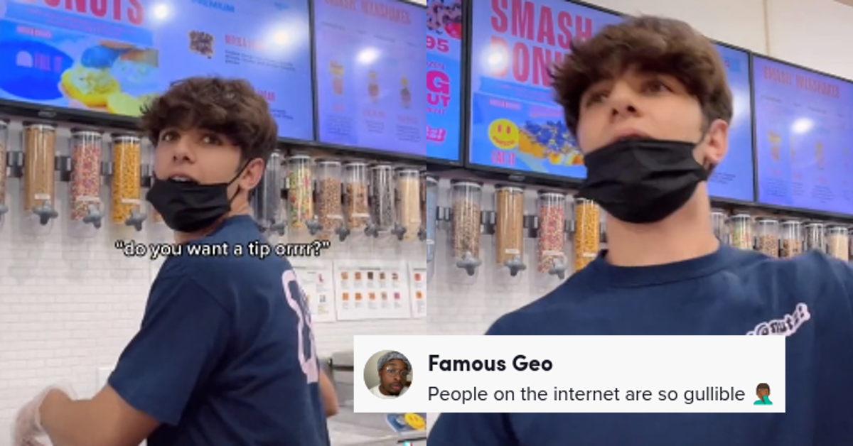 Donut Shop Worker Accused of "Staging" Irate Customer Reaction