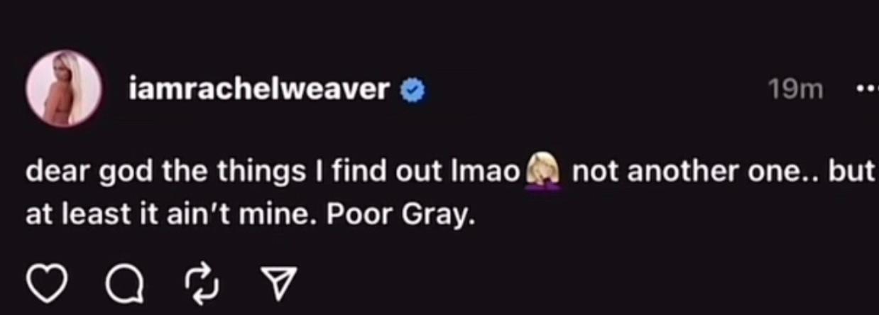 Rachel Weaver and Christen Whitman's Drama, Explained