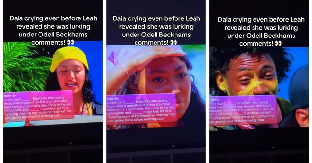 Love Island USA: Screenshots of Daia on Odell's Page Go Viral