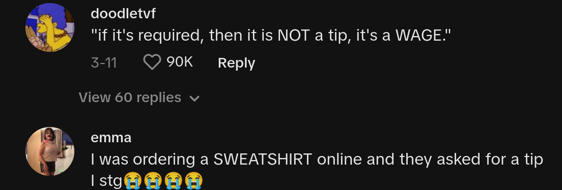 Customers Are Sick of Tipping for Takeout