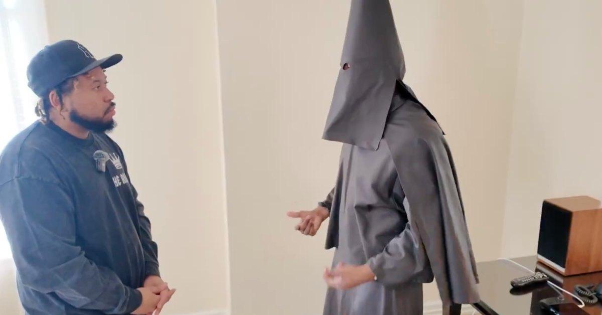 Why Kanye West Wore a Black KKK Outfit During Akademiks Interview