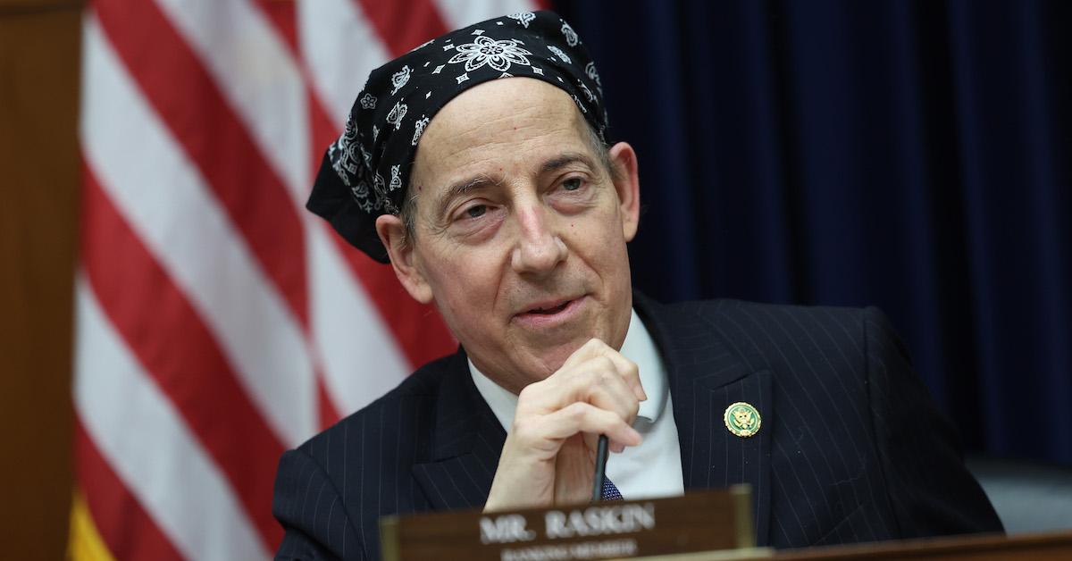 Why Is Jamie Raskin Wearing a Scarf on His Head? Details