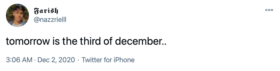 What Happens on Dec. 3? You Might Want to Grab a Sweater