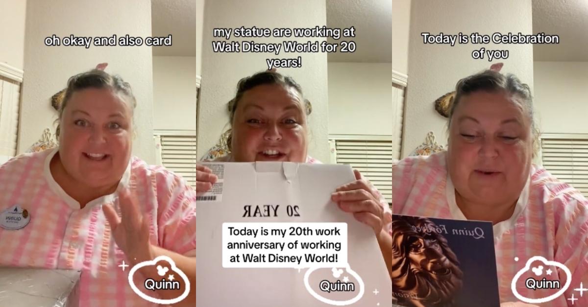 A Disney Employee Reveals Gifts for Her 20th Anniversary