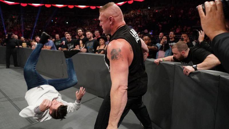 Rey Mysterio's Son, Dominick, Was Attacked by Brock Lesnar on 'Raw'