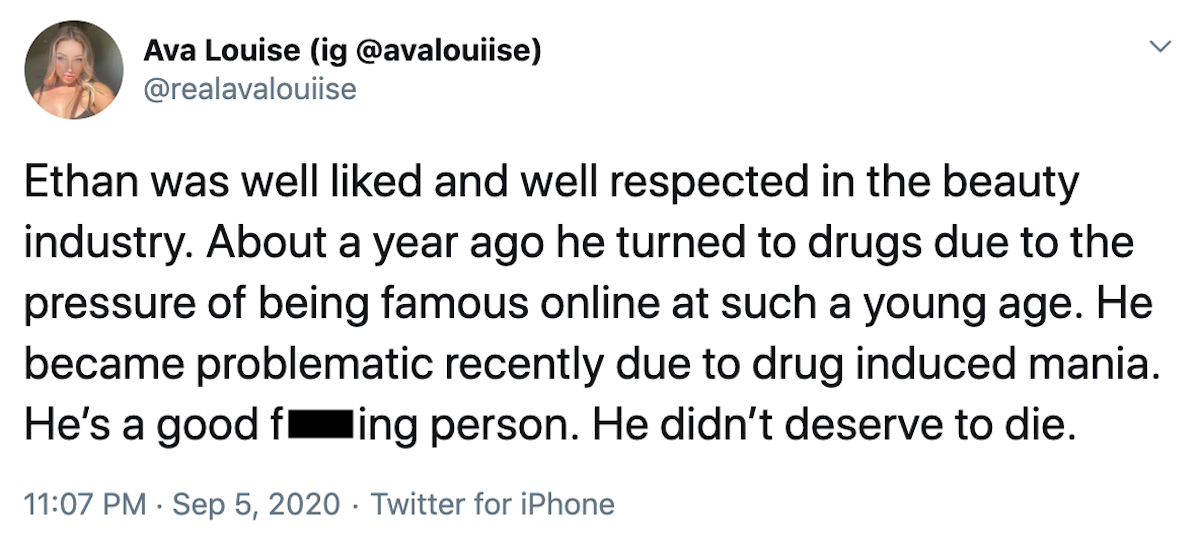 What Happened to Ethan Is Supreme? The Beauty Influencer Is Dead at 17