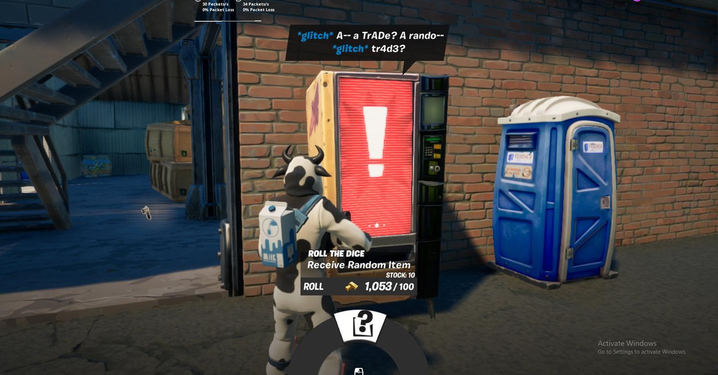 Where to Find a Malfunctioning Vending Machine in 'Fortnite'