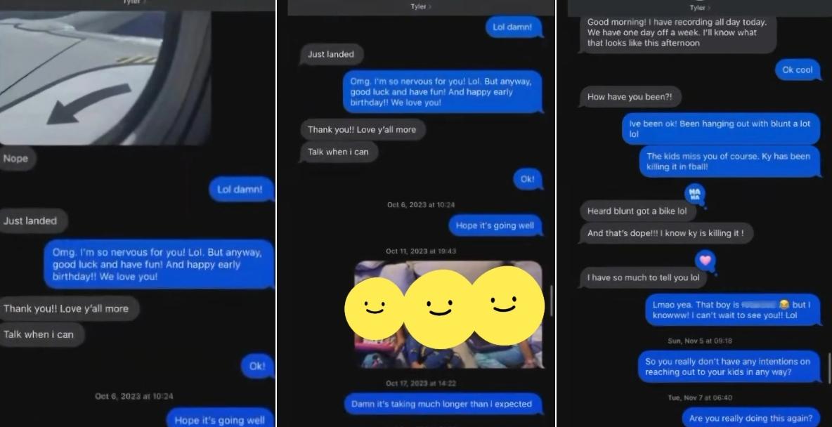 Love Is Blind: Tyler's Text Messages With Baby Mama Revealed