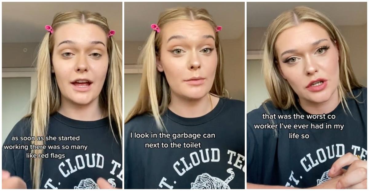 Woman Finds Poop in Her Trash Can After Her Co-Worker Stops By: "There ...