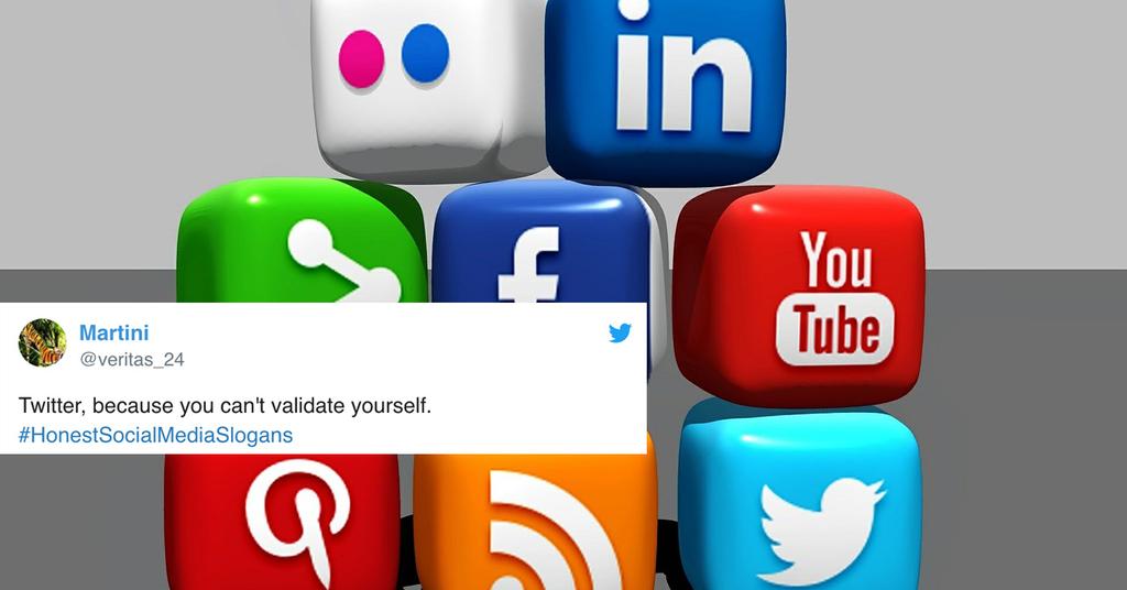 Twitter Suggests 25 'Honest' Slogans For Social Media