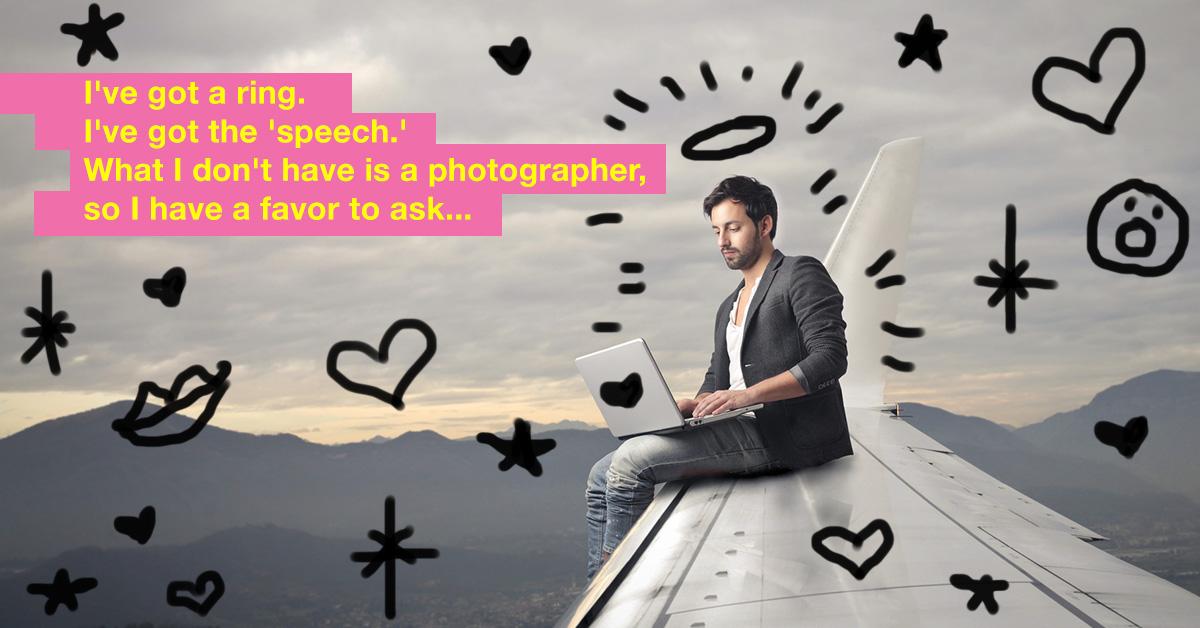 This Airplane Proposal Is Going Viral — See the Pics Taken by Passengers