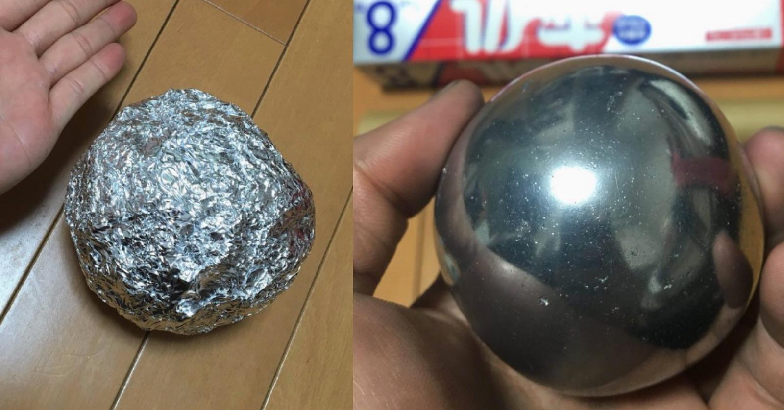 Here's How Not to Achieve the Perfect Aluminum Foil Ball
