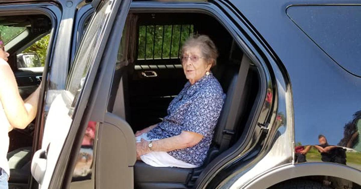 Grandma Who Loves 'Cops' Gets "Arrested" on Her 93rd Birthday