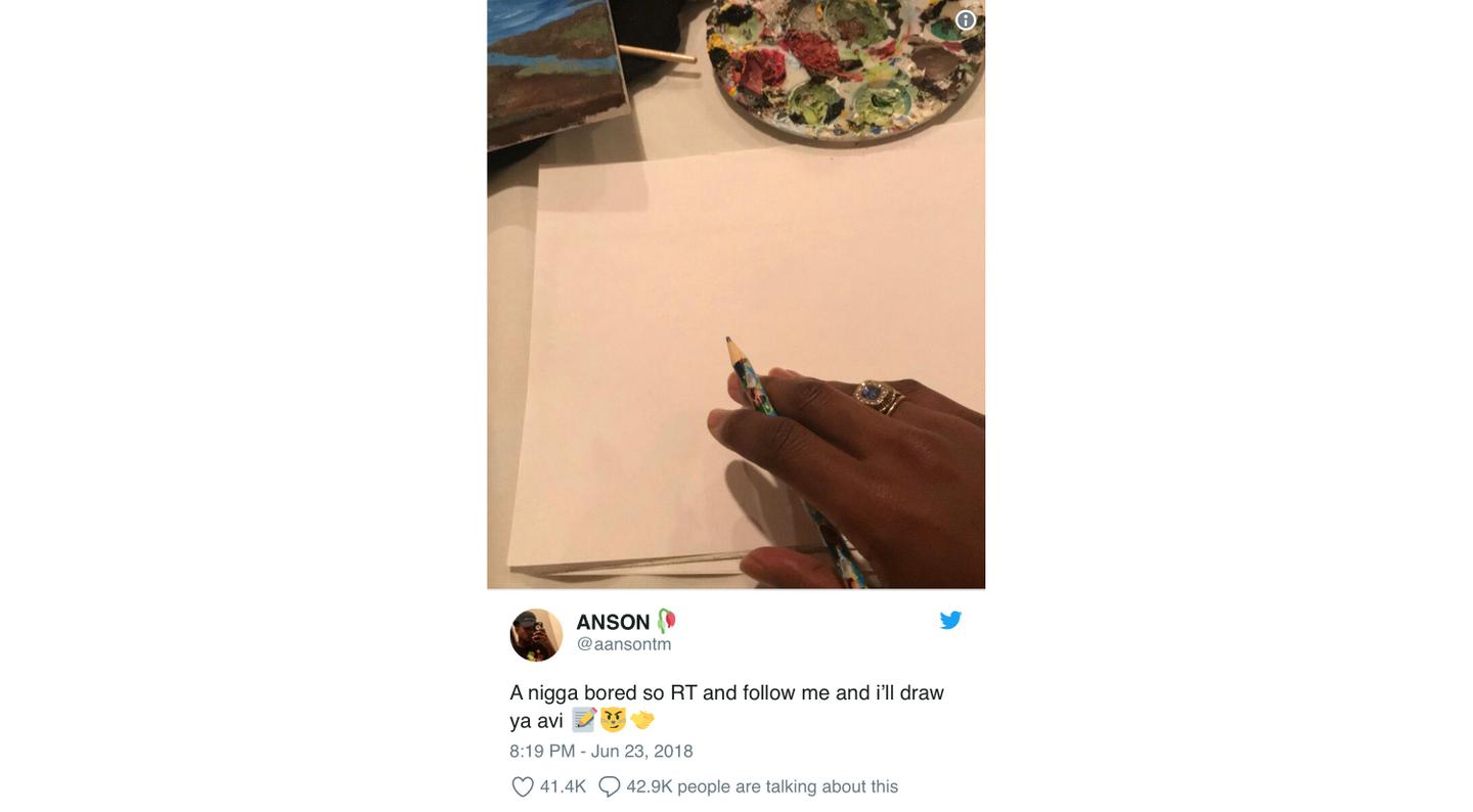 This "Artist" Is Drawing People's Twitter Avatar — and the Results are ...