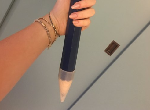 This Student's Giant Pencil Prank Is Absolutely Hilarious — Take Notes