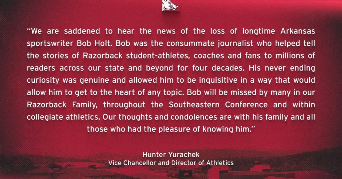 Bob Holt's Cause of Death: Sports Reporter Dead at 65