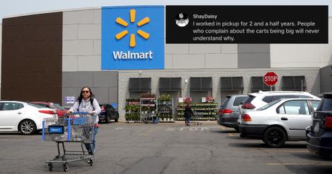 Shopper Frustrated Over Walmart Pickers Blocking Aisle