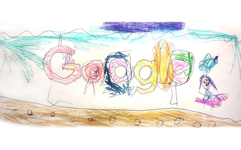 First Grader Wins Google's Doodle Contest — See the Pic