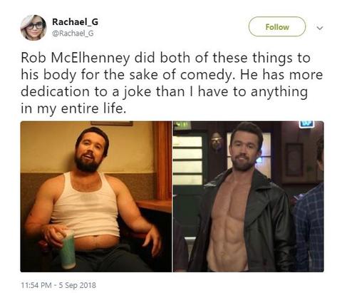 Rob McElhenney aka Mac's Weight Loss and Diet Transformation