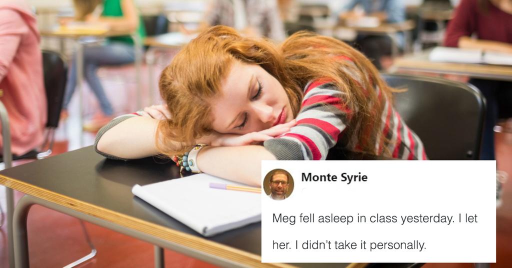 Teacher Explains Why He Let Student Stay Asleep in Class