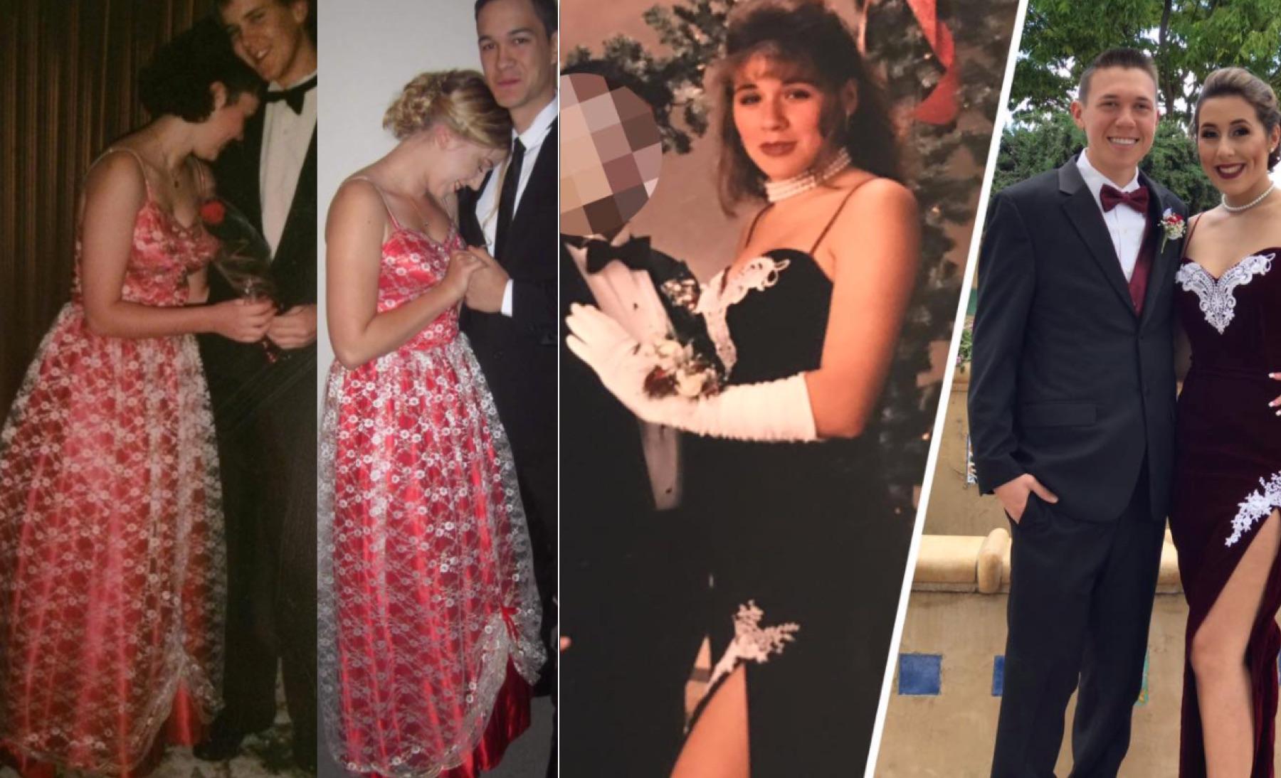 Wearing Your Mom's Prom Dress Is The Latest Trend For Teen Girls