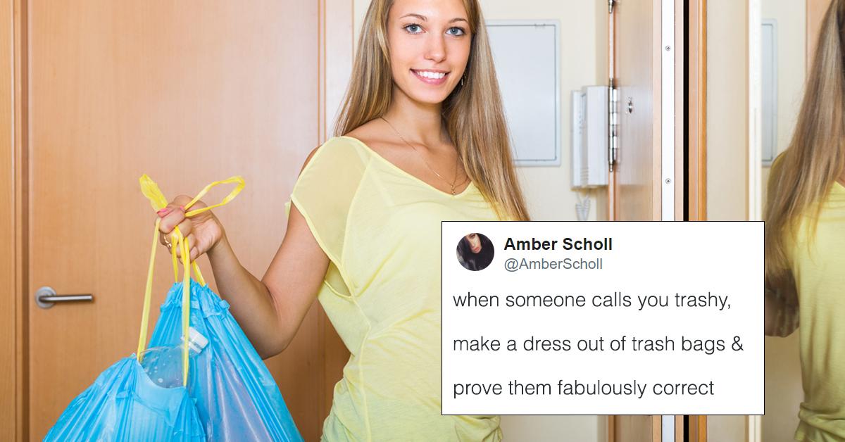 Girl Makes Prom Dress Using Garbage Bag After Being Called Trashy