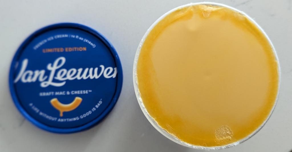 We Tried That: Kraft Mac & Cheese Van Leeuwen Ice Cream