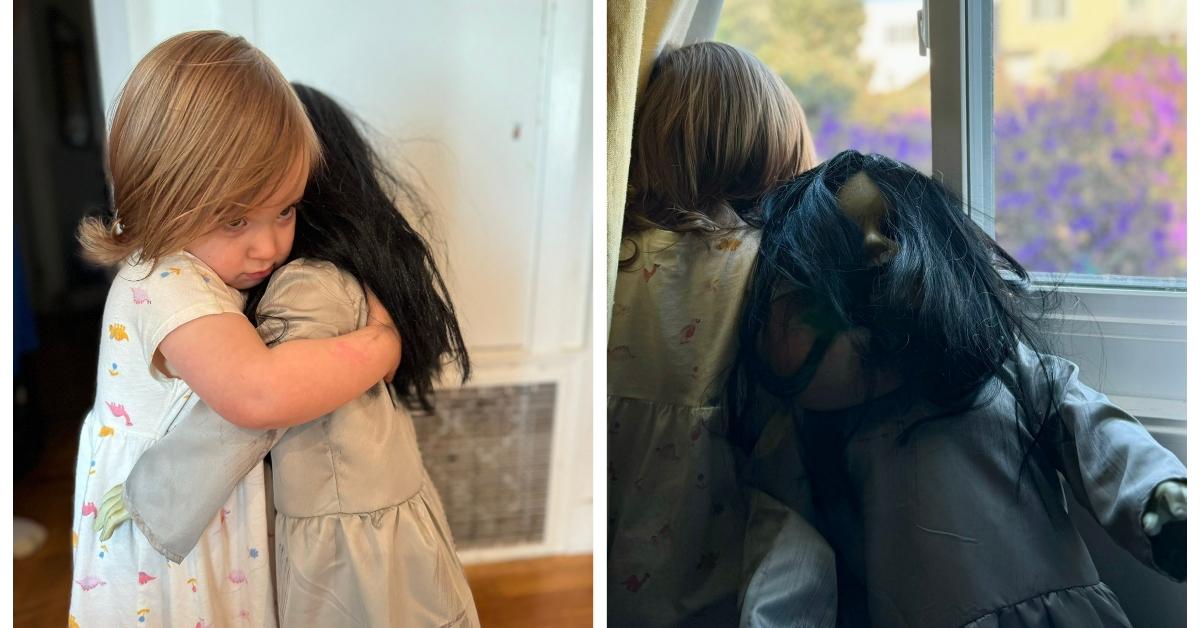 Little Girl Befriends Creepiest Droll