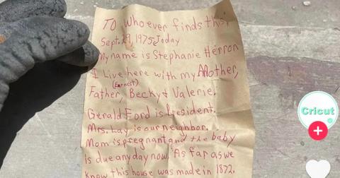 Couple Finds Mysterious Old Note in Wall During Renovations