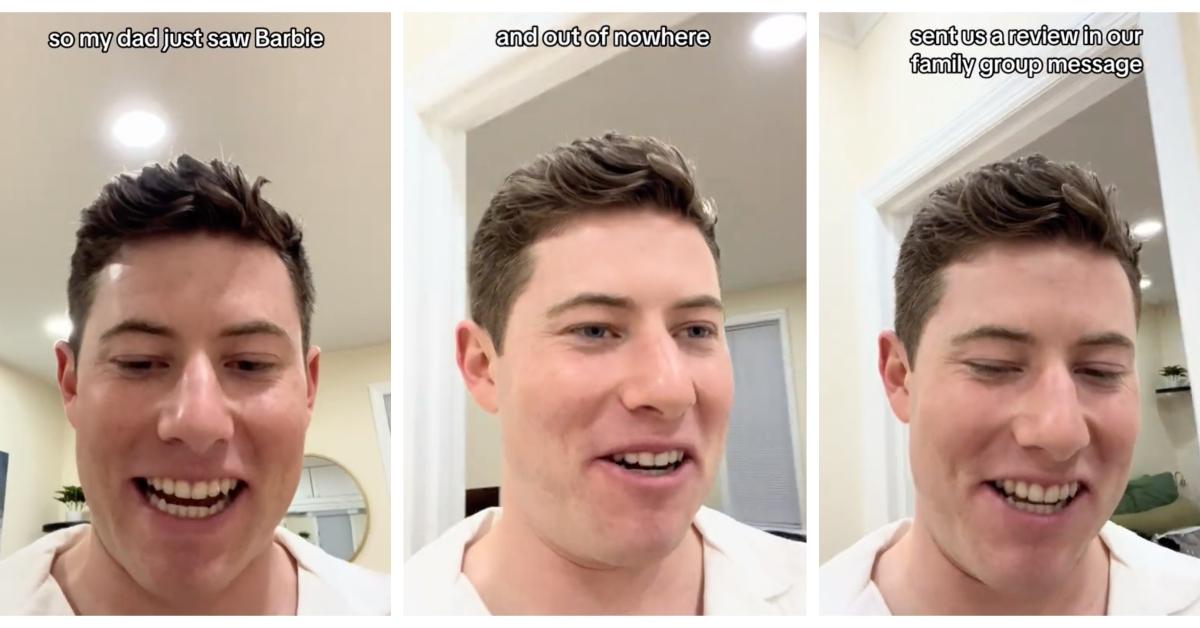 Dad's Review of Barbie Movie Goes Viral on TikTok