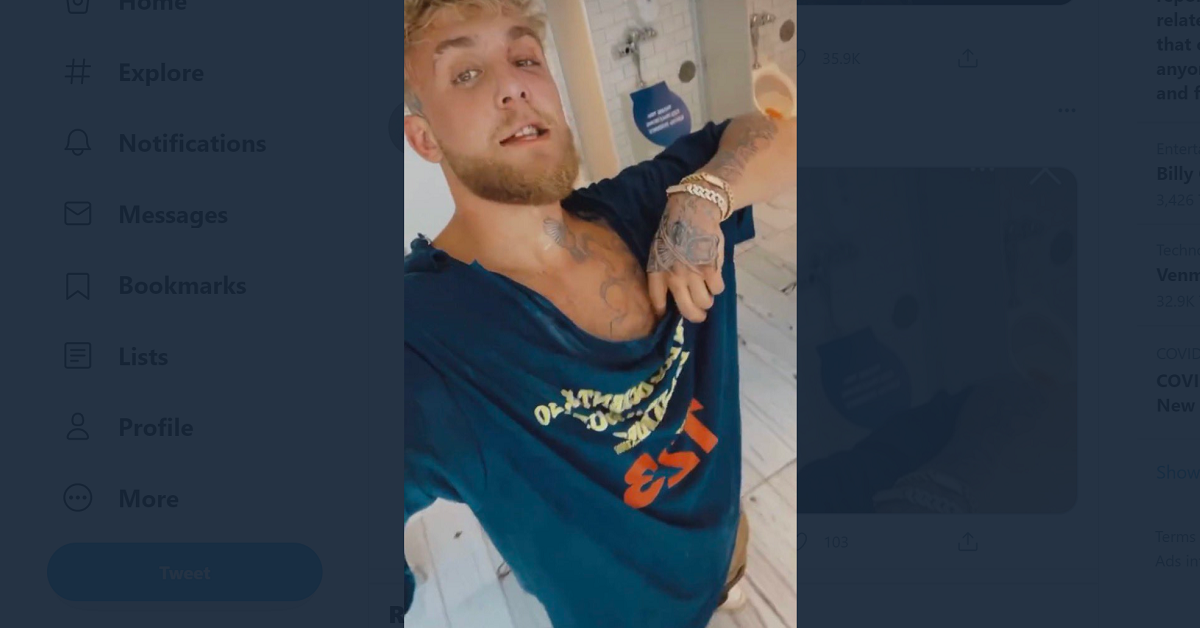 How Did Jake Paul Get a Black Eye? Why Floyd Mayweather Punched Him