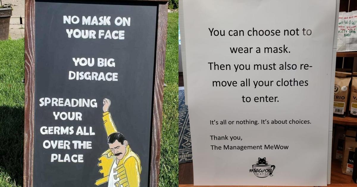 15 Store Signs That Cleverly Urge Customers to Wear Masks