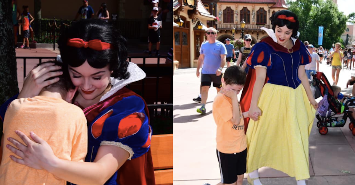 Overwhelmed Boy with Autism Soothed by Disney World's Snow White