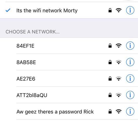29 Wi-Fi Network Names that Deserve to Be Admired