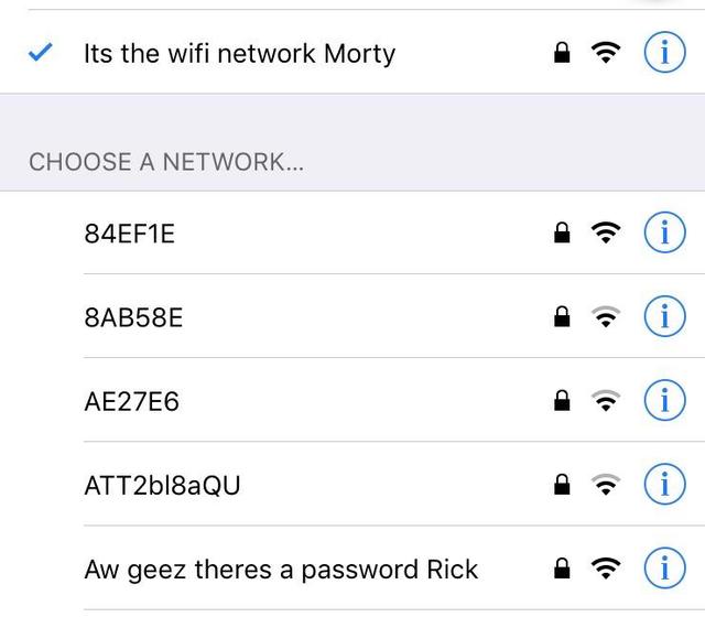 29 Wi-Fi Network Names that Deserve to Be Admired