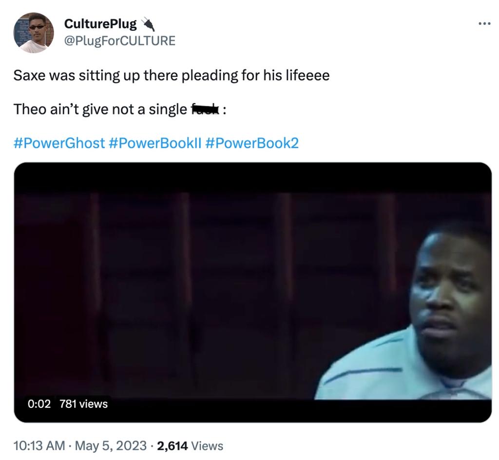 Cooper Saxe Dead Memes On 'Power Book II: Ghost'