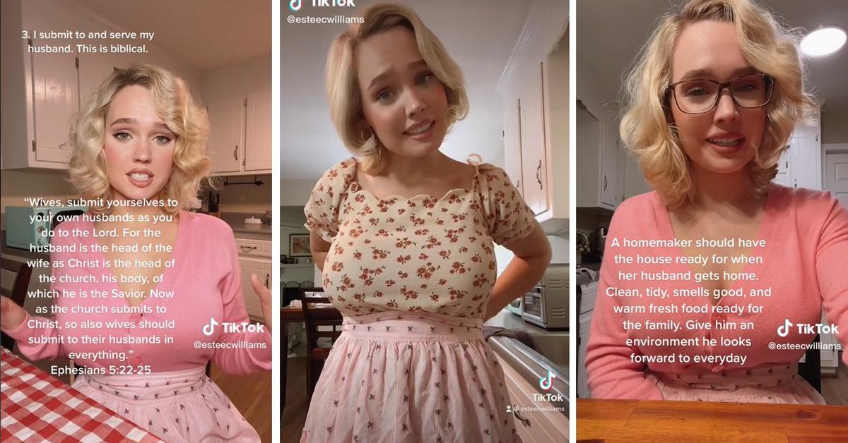TikTok Creator Estee Williams Embodies the 1950s Housewife