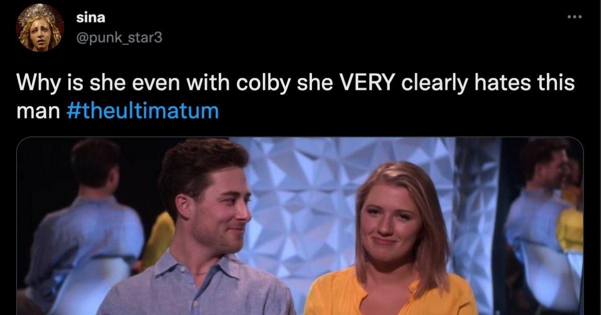 These Memes of Colby From 'The Ultimatum' Are Way Too Hilarious