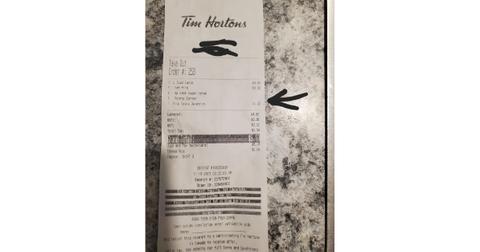 Tim Hortons Customer Freaks Out over Automatic Donation
